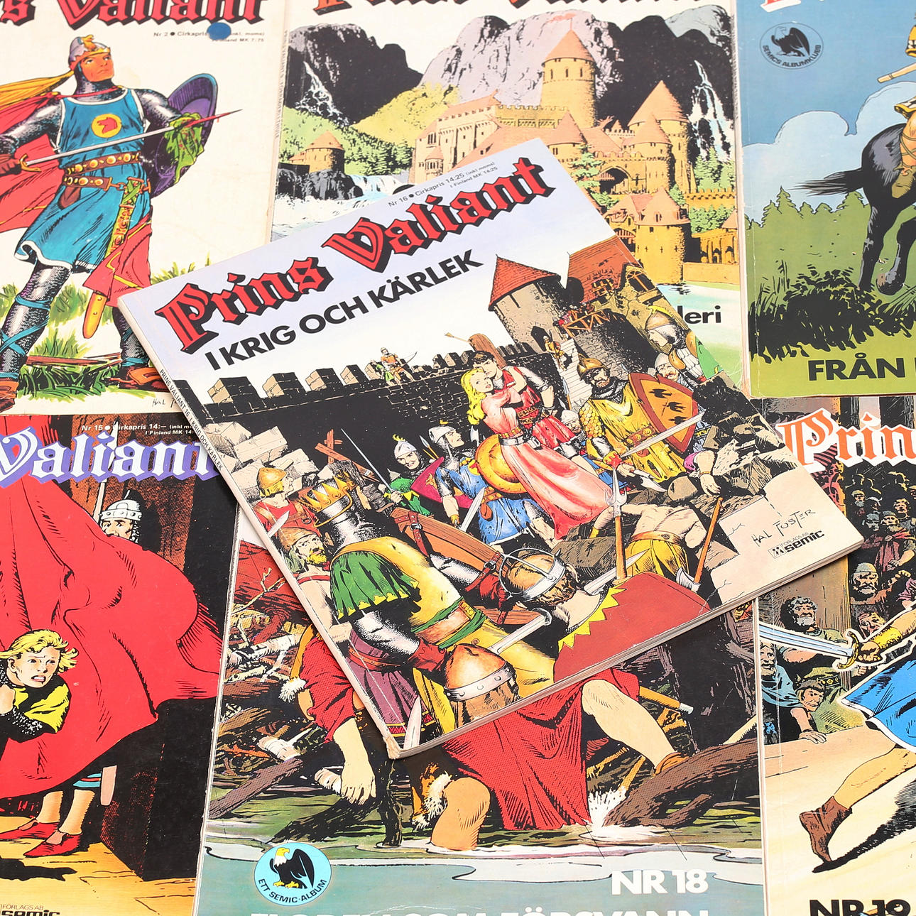 18 comic books, Prince Valiant. Toys - Comics - Auctionet