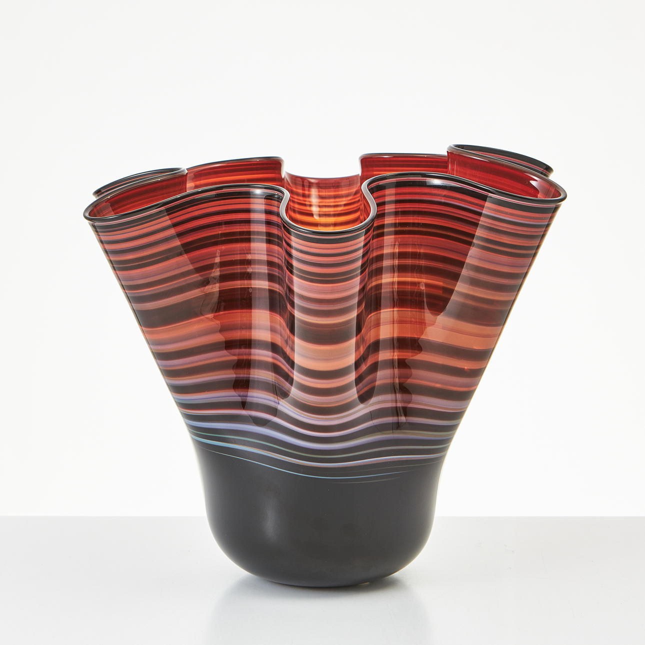 GUNNAR CYRÉN. bowl, glass, “Clock”, grail, signed Orrefors 987972 Cyrén ...