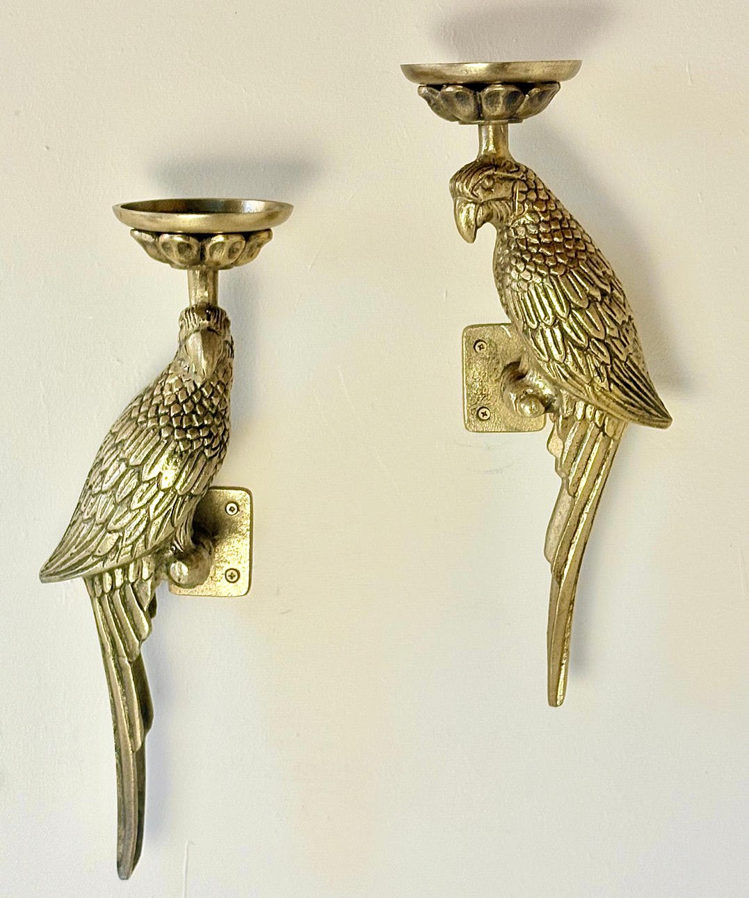 PARROT WALL SCONCES, A PAIR. Lighting & Lamps - Wall Lights - Auctionet