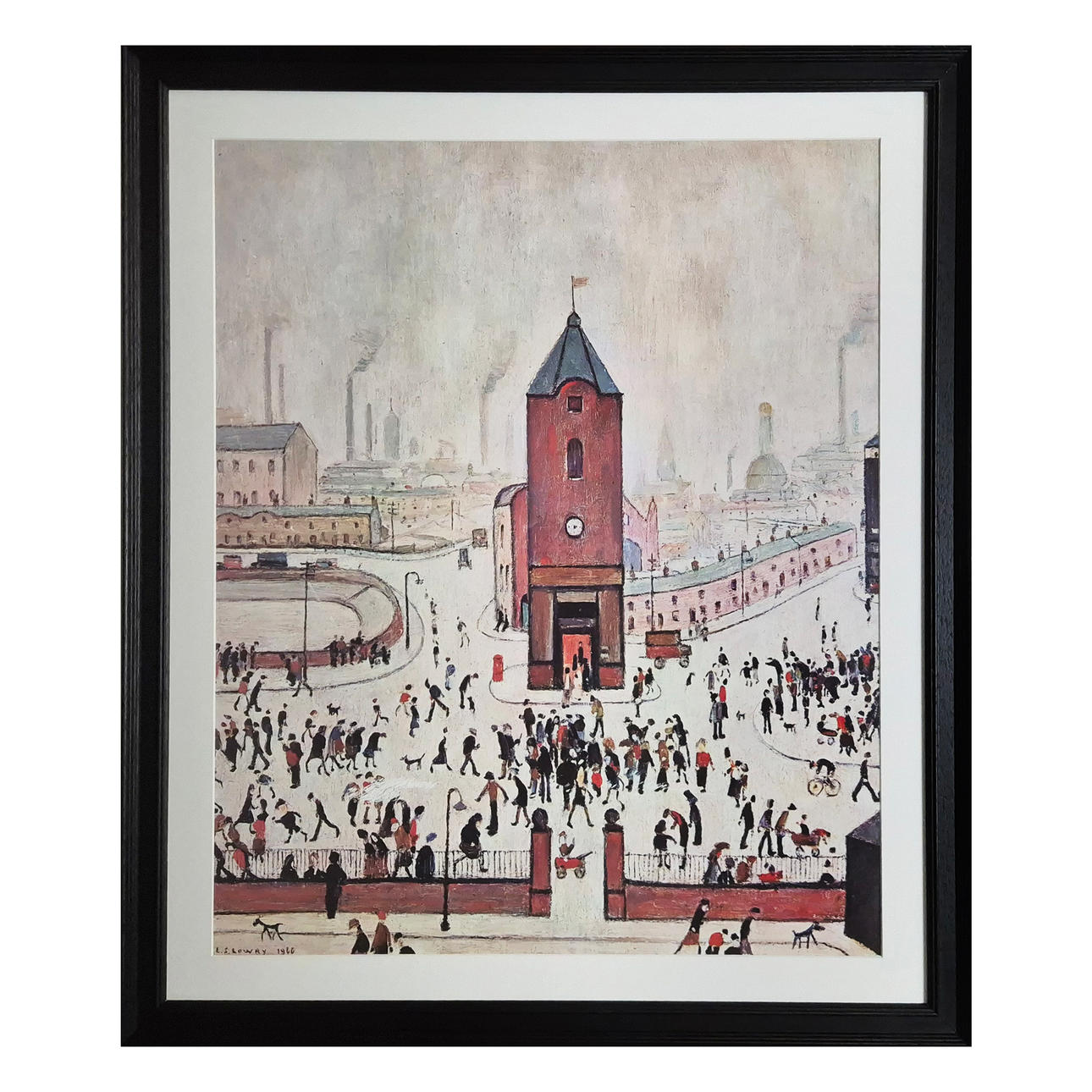 LAURENCE STEPHEN LOWRY RBA RA (1887-1976). TOWN CENTRE. Art ...