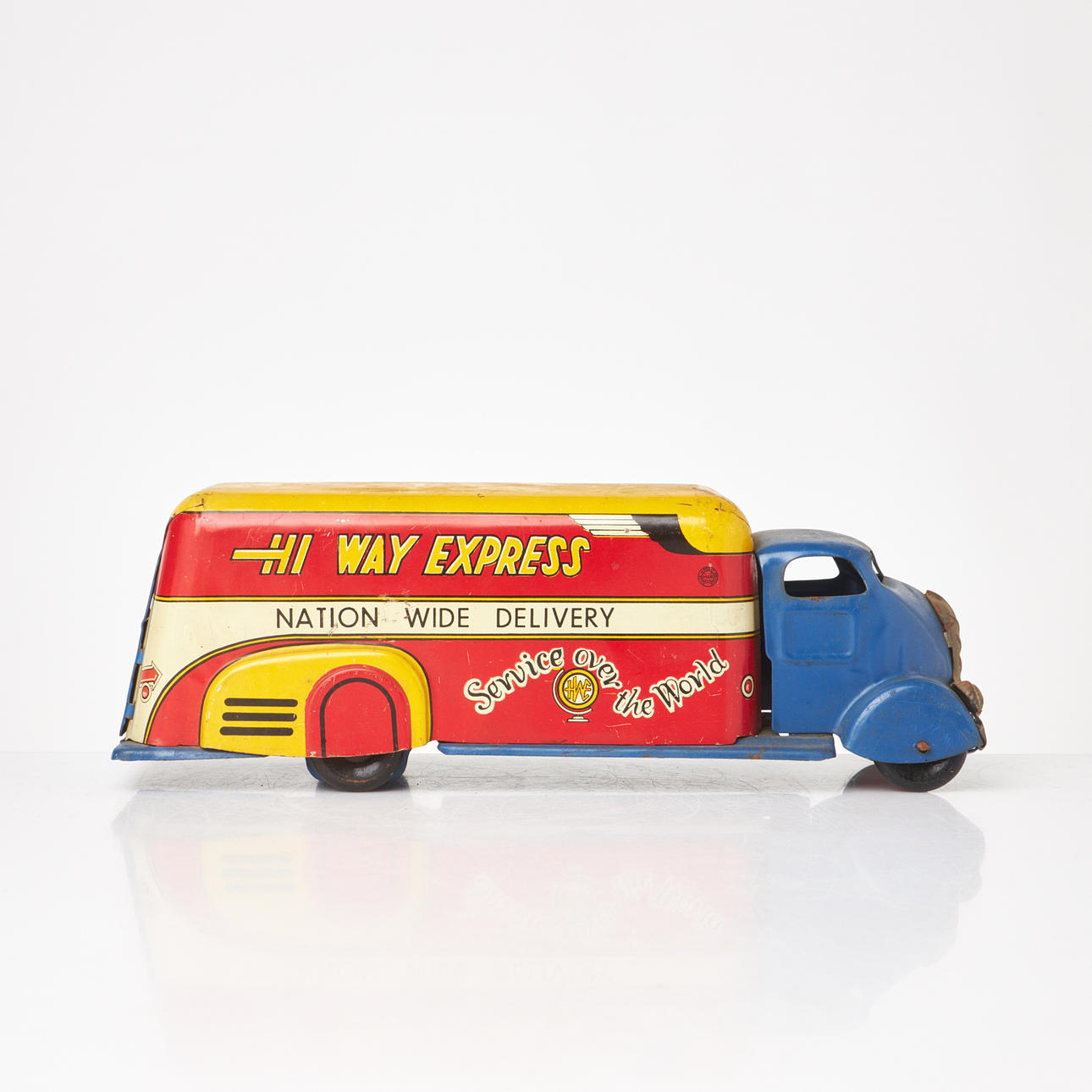 METAL TOY CAR, “Hi Way Express”, Mar 840, Marx Toys, Made In Gt ...