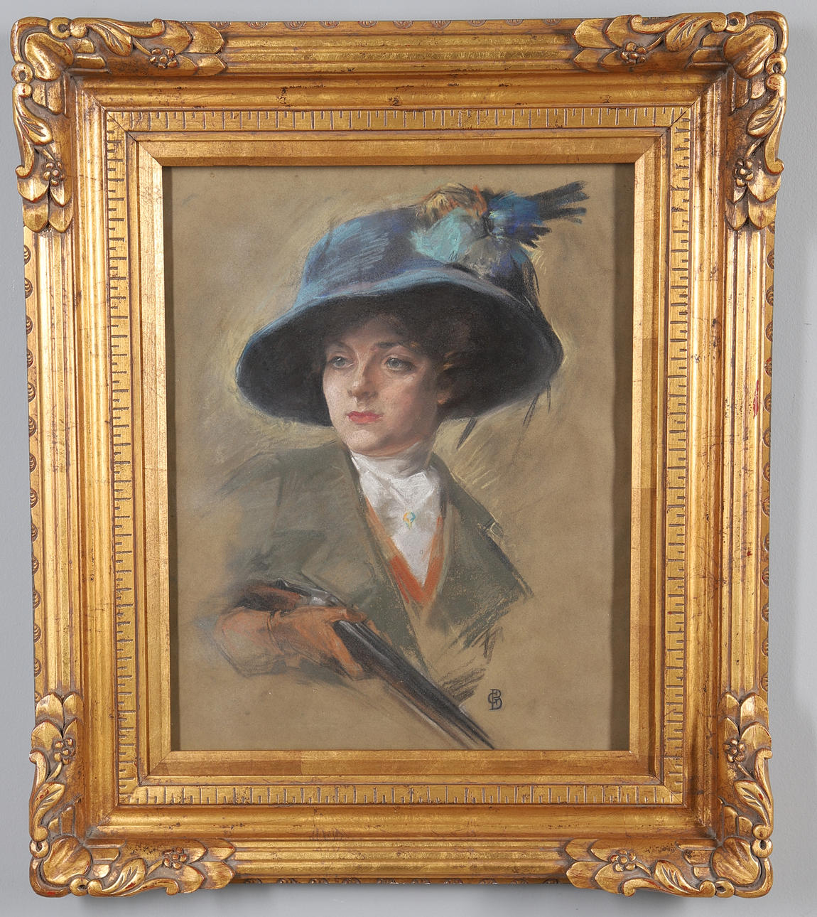 ATTRIBUTED TO GWEN BRUCE. PORTRAIT OF LADY KATHLEEN SCOTT (NÉE BRUCE ...