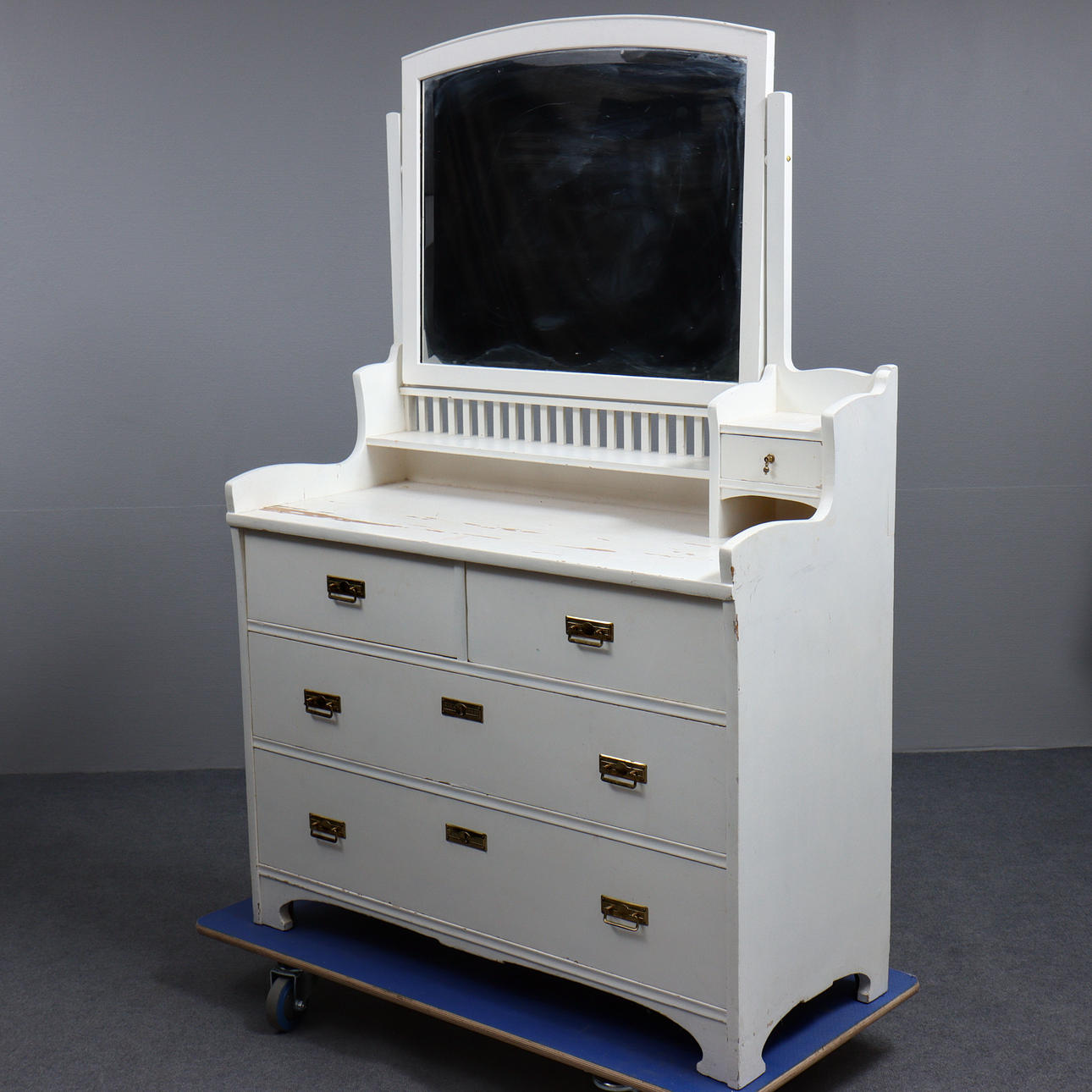 MIRROR CHEST OF DRAWERS, ART NOUVEAU, FIRST HALF OF THE 20TH CENTURY ...