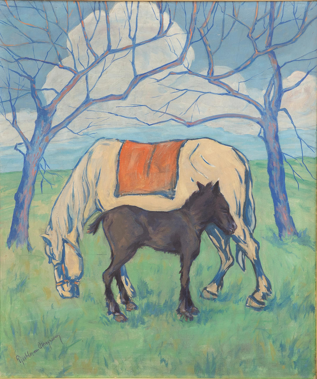 REINHARD PFAEHLER VON OTHEGRAVEN (1875-NACH 1944). forår. Kunst ...