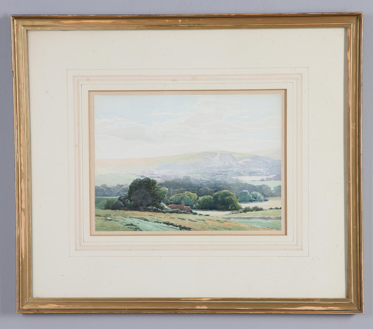 FRANK BAKER (1841-1919). 'NEAR LEWES'. Art - Paintings - Auctionet