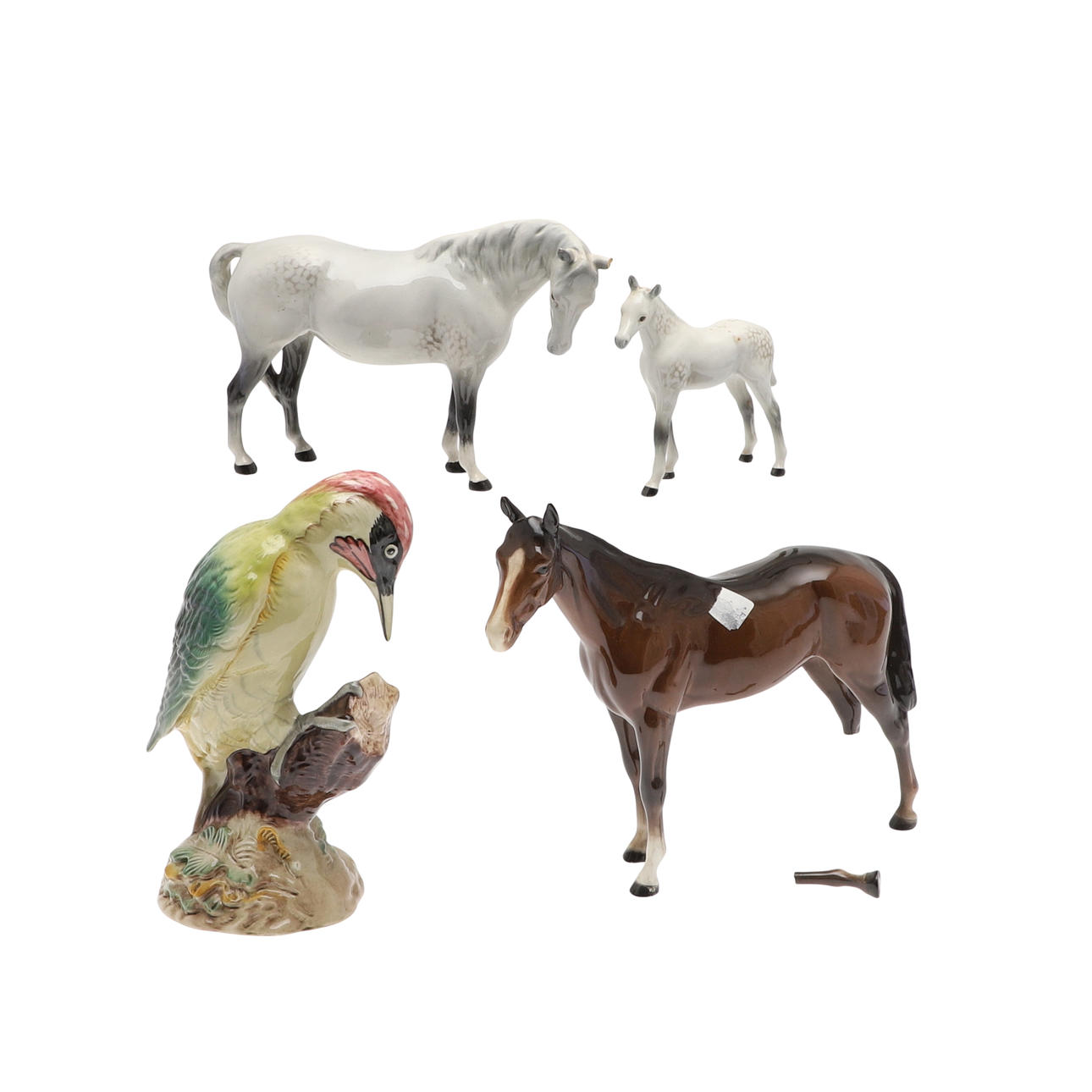 URVAL AV BESWICK FIGURER. Keramik & Porslin - Europeiskt - Auctionet
