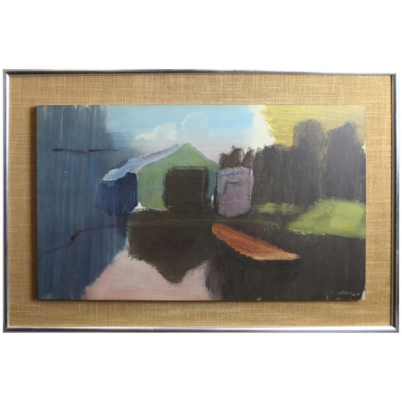 IVON HITCHENS (1893-1979). THE BOATHOUSE-EARLY MORNING . Art ...