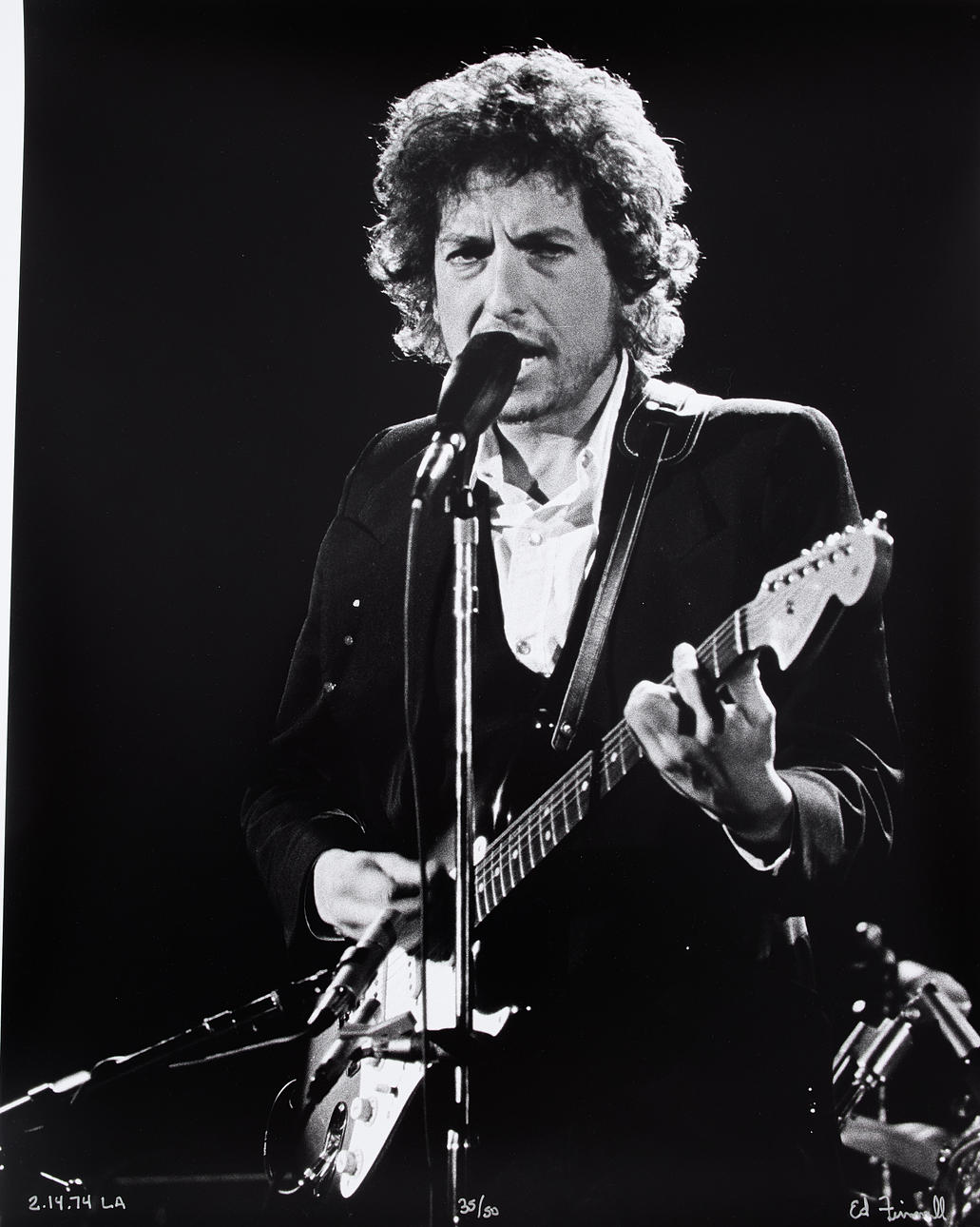 ED FINNELL (USA/SCHWEDEN, GEBOREN 1956). Bob Dylan & The Band, „Blood ...