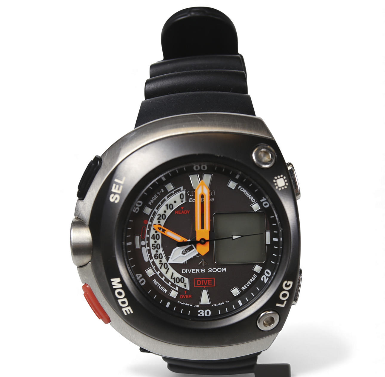 CITIZEN. WRISTWATCHES. “AQUALAND ECO-DRIVE” steel, quartz. Around the ...