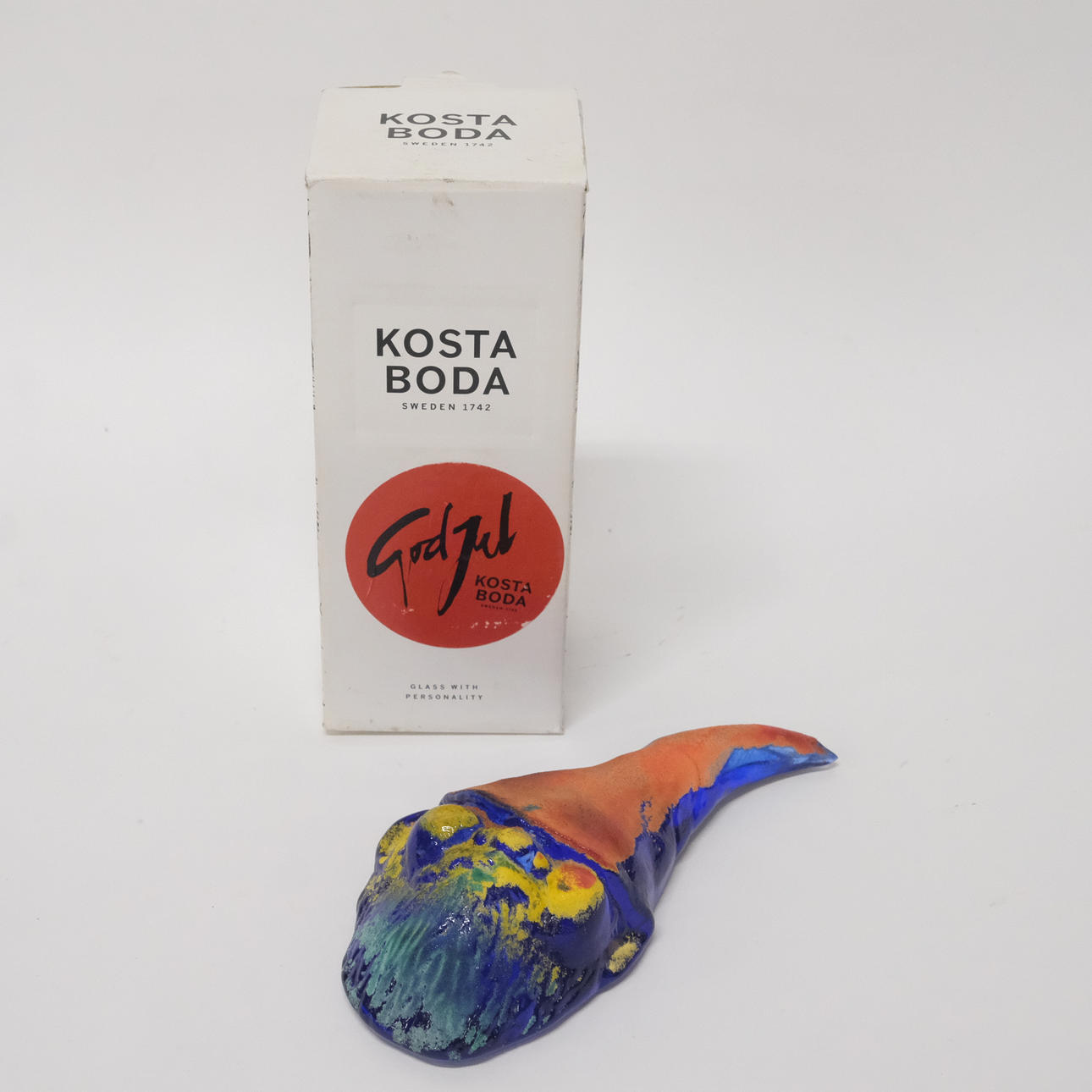 KJELL ENGMAN. COSTA BODA SANTA HEAD, WALL RELIEF. Glass - Art glass ...