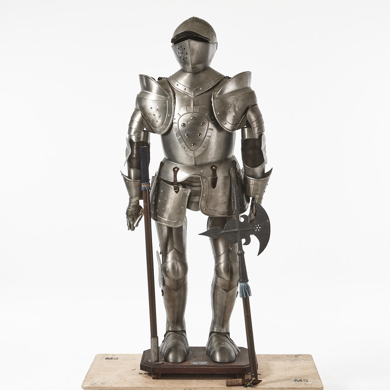 A sheet of knightly armour, after an Italian model from the 17th ...