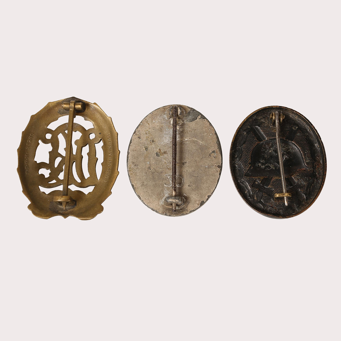 CHEST BADGE, Wound Badge and DRL Sports Badge, Germany, III Reich ...