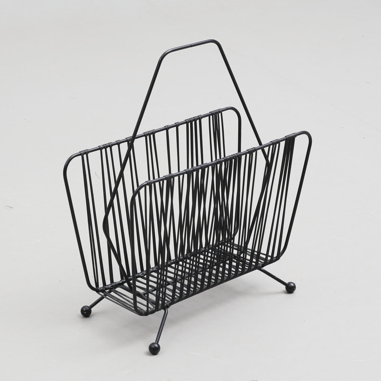 A magazine basket, string model, 1950/60's. Miscellaneous ...