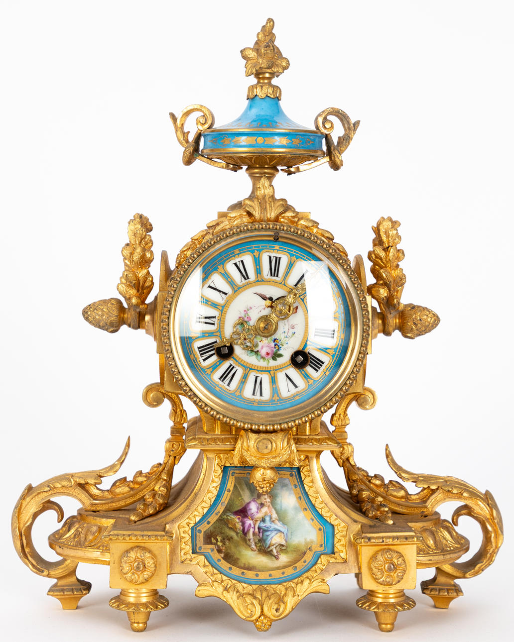 JAPY FRÈRES & CIE. Louis XV style clock, Montbeliard, 2nd 1st half of ...