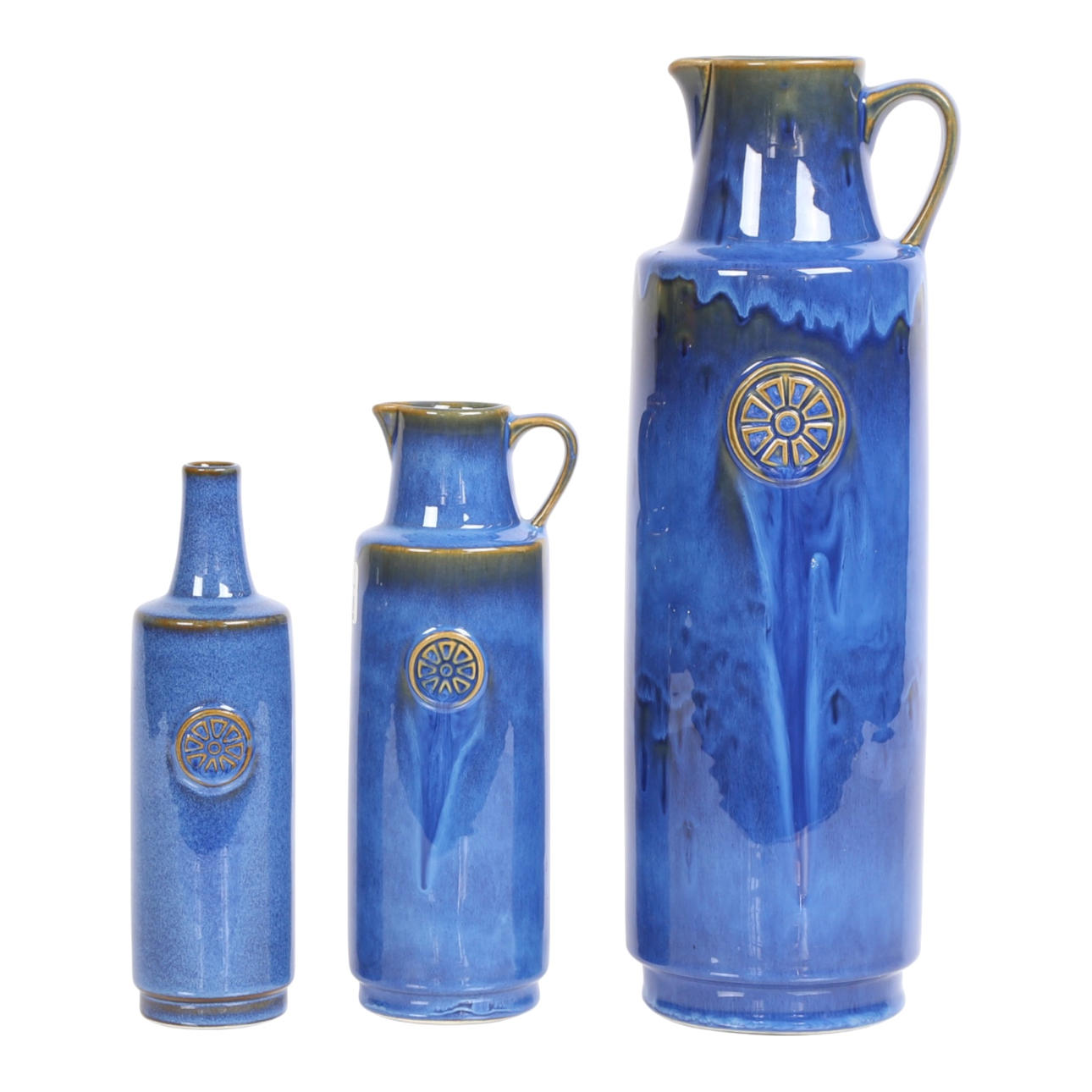 MARIA PHILIPPI. Søholm. Three vases of stoneware, 1960s (3). Ceramics ...