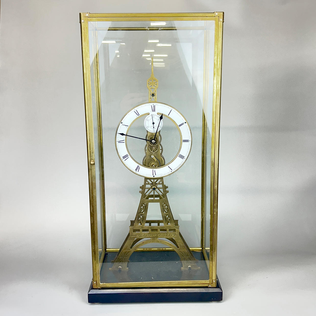 CASED EIFFEL TOWER SKELETON CLOCK. Clocks & Watches - Mantel clocks ...