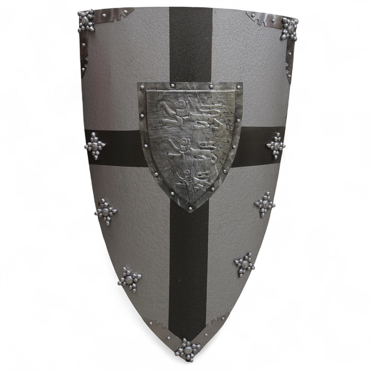 WAR SHIELD, Medieval, Richard Lionheart style, metal, contemporary ...