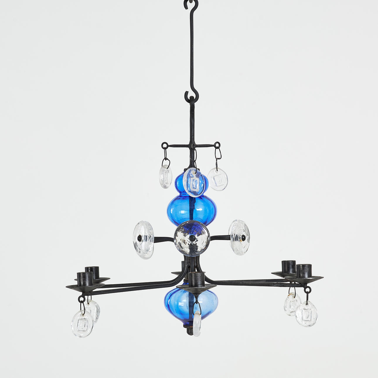 ERIK HÖGLUND. Chandelier, Boda Smide, second half of the 20th century ...