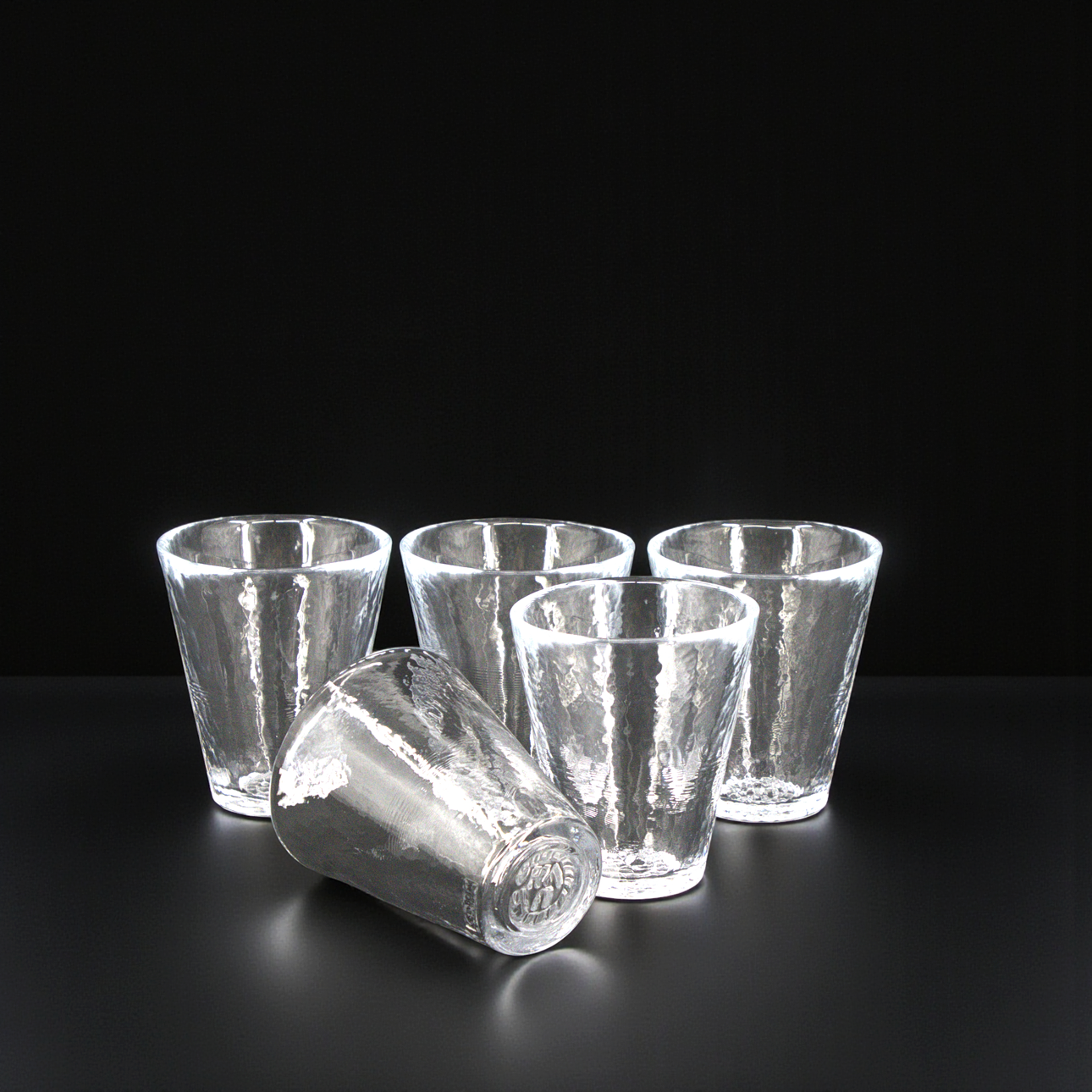 ULRICA HYDMAN-VALLIEN. A set of five “Mine” drinking glasses, Kosta ...