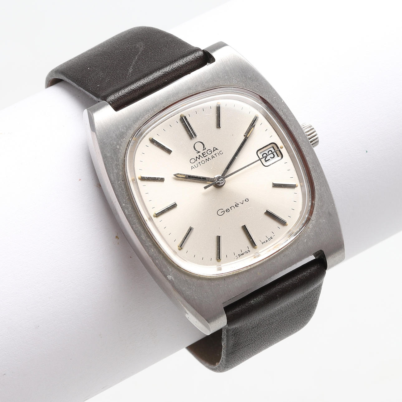 OMEGA WRISTWATCH, steel. Automatic. Date window. 1970s. Clocks ...