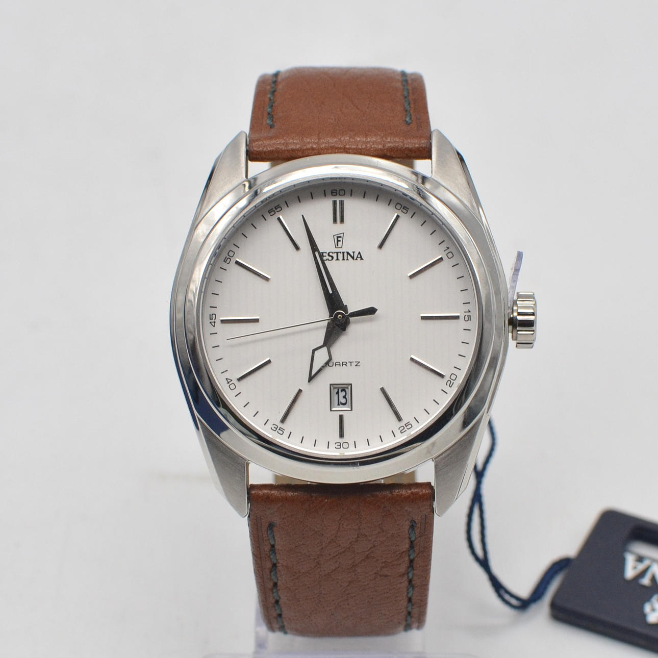 FESTINA, QUARTZ, “F16777/1", WRISTWATCH, BRUSHED STAINLESS STEEL ...