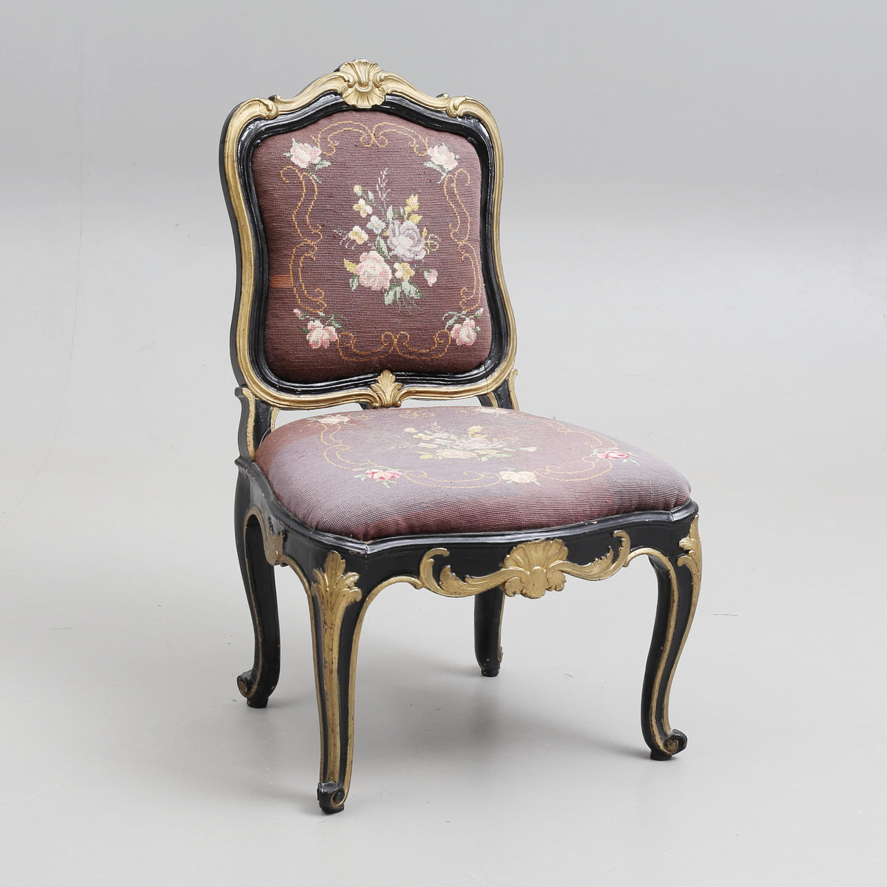 STOL, rokoko, 1700/1800-tal. Möbler - Fåtöljer & Stolar - Auctionet