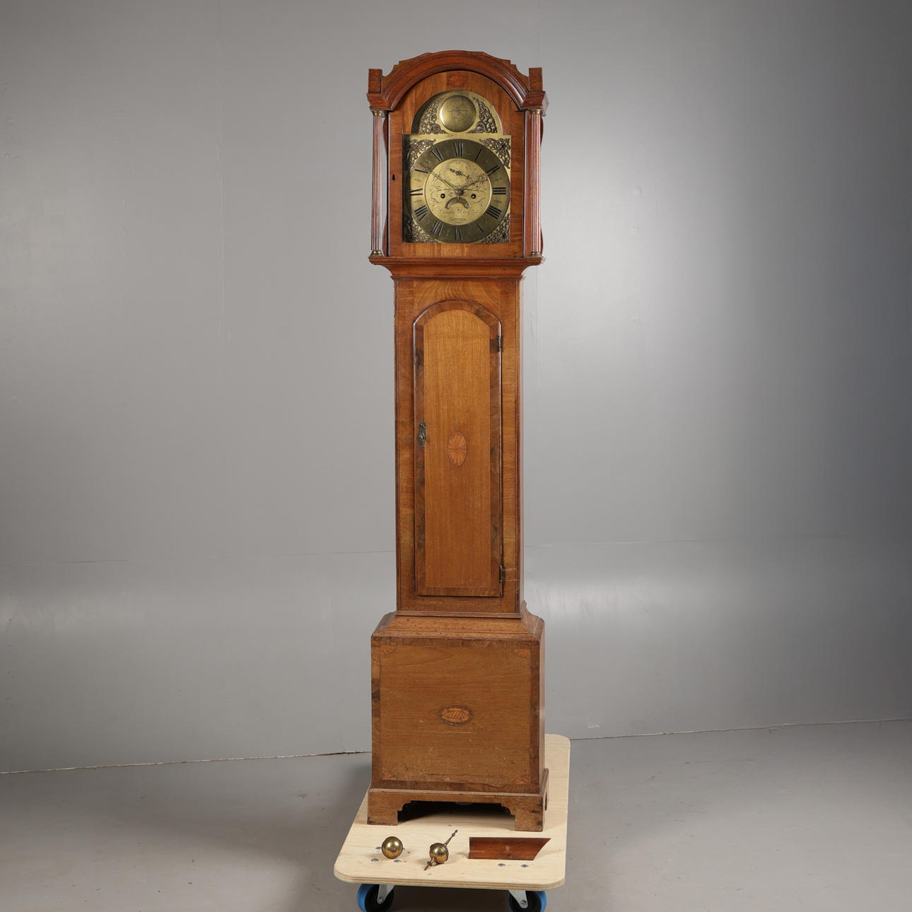 A GEORGE III LONGCASE CLOCK, CHARLES CLAY OF LONDON. Clocks & Watches ...