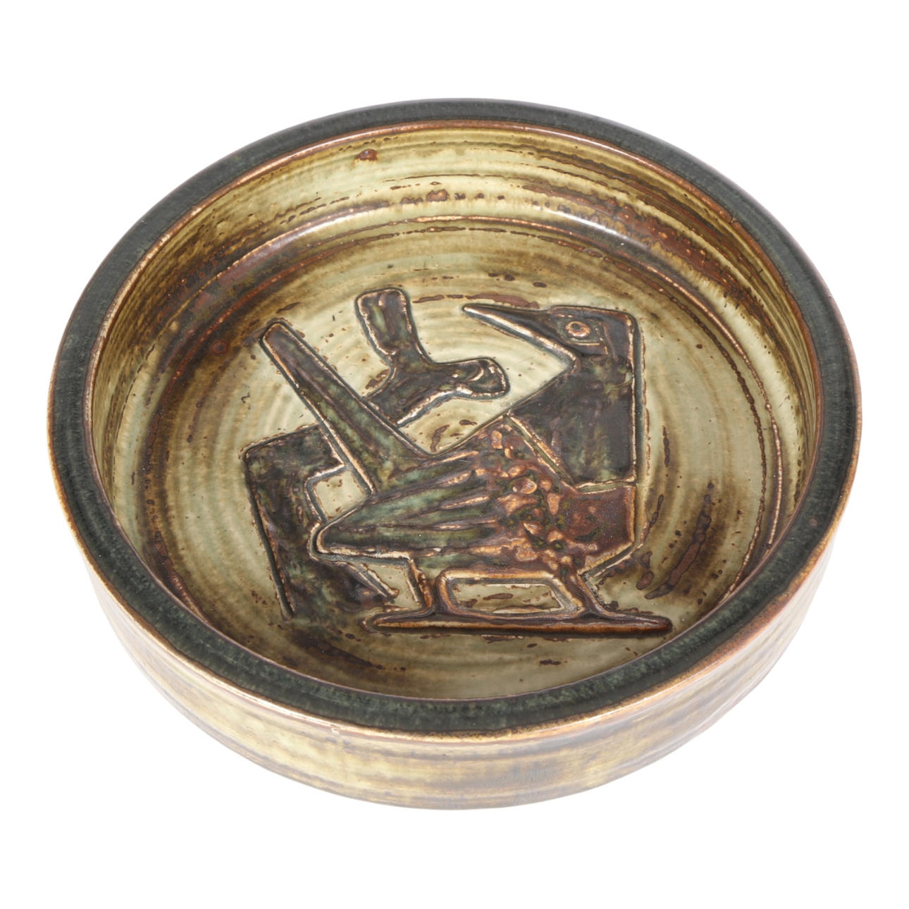 JØRGEN MOGENSEN. Royal Copenhagen. Large stoneware platter, model 21934 ...