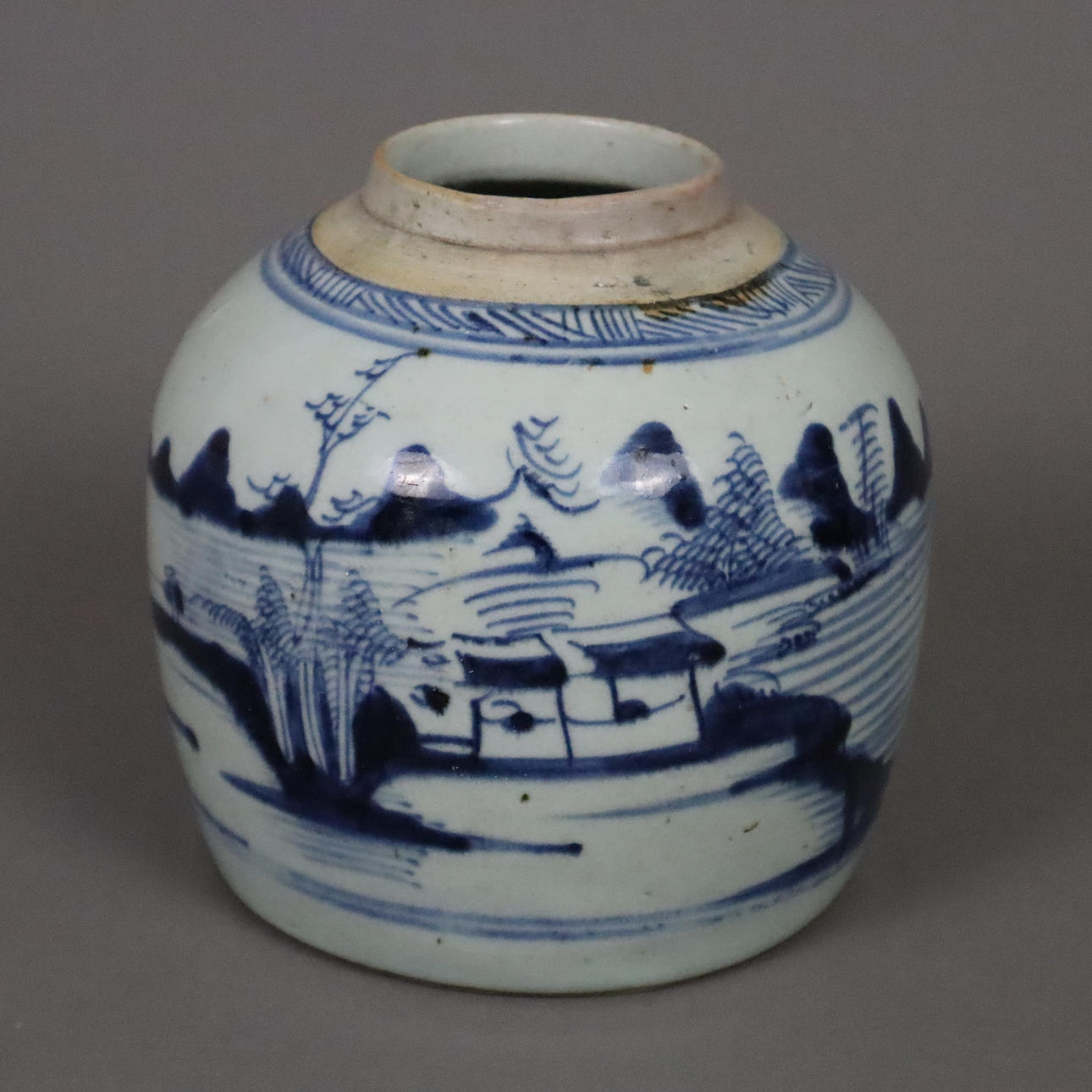 GINGER POT - China, porcelain, painted in blue and white. Asiatica ...