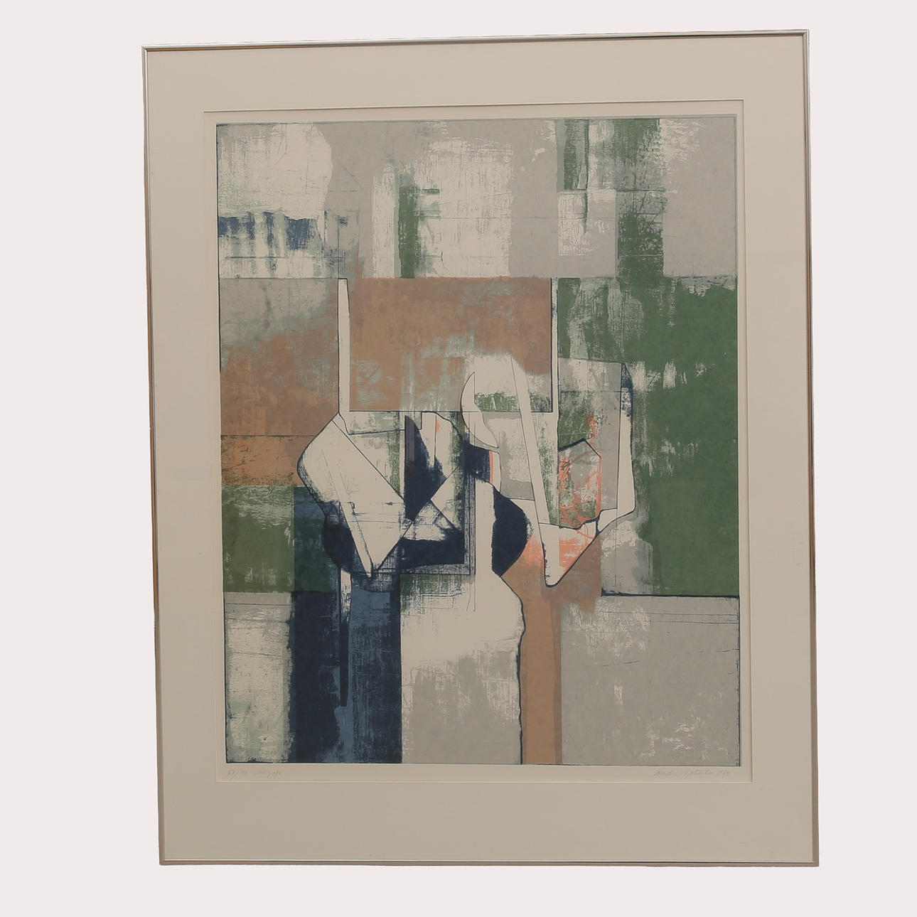 ANDERS ÖSTERLIN. silkscreen, signed, numbered 67/90 and dated 1984. Art ...