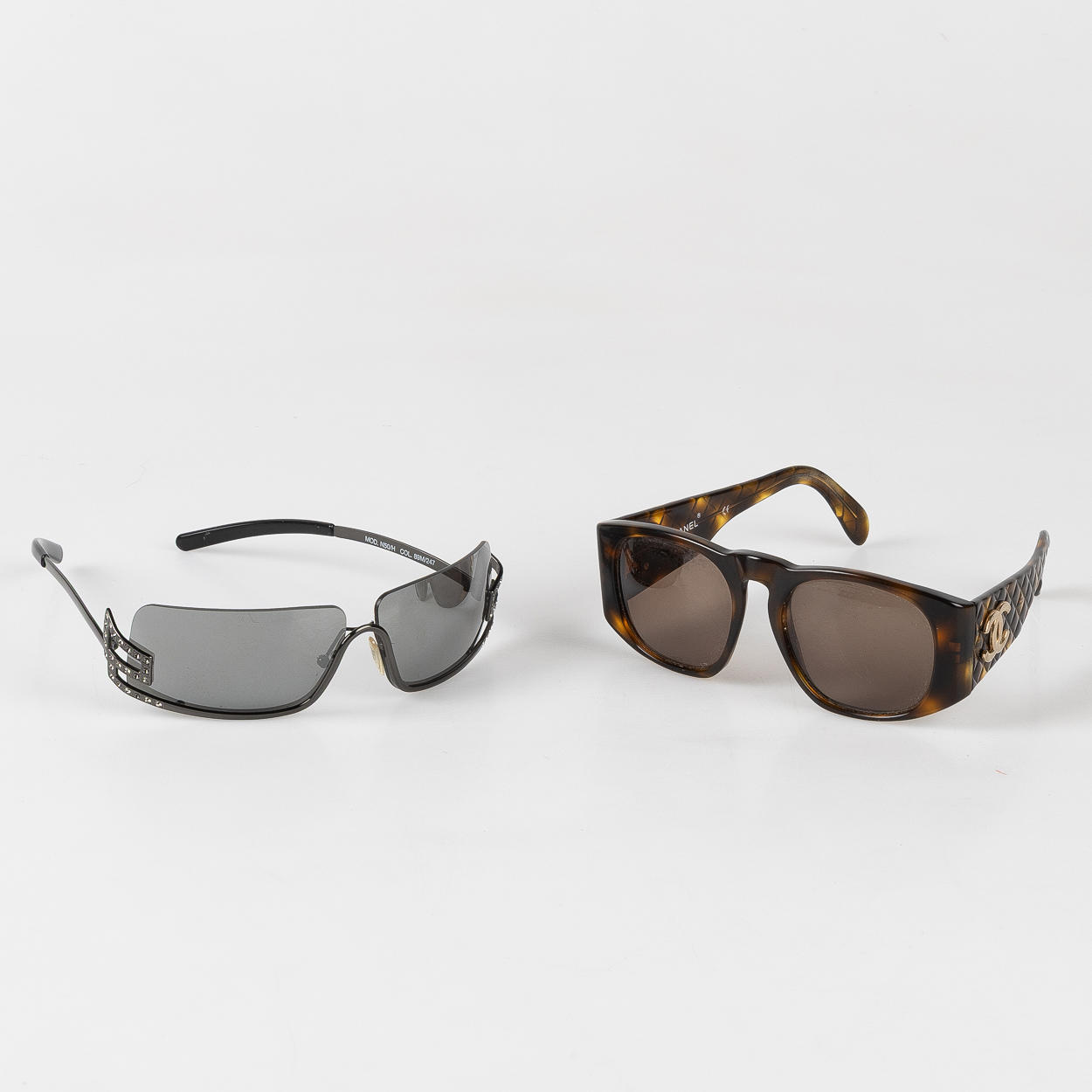 CHANEL & VERSACE, 2 sunglasses, circa 2000. Vintage & Designer Fashion ...