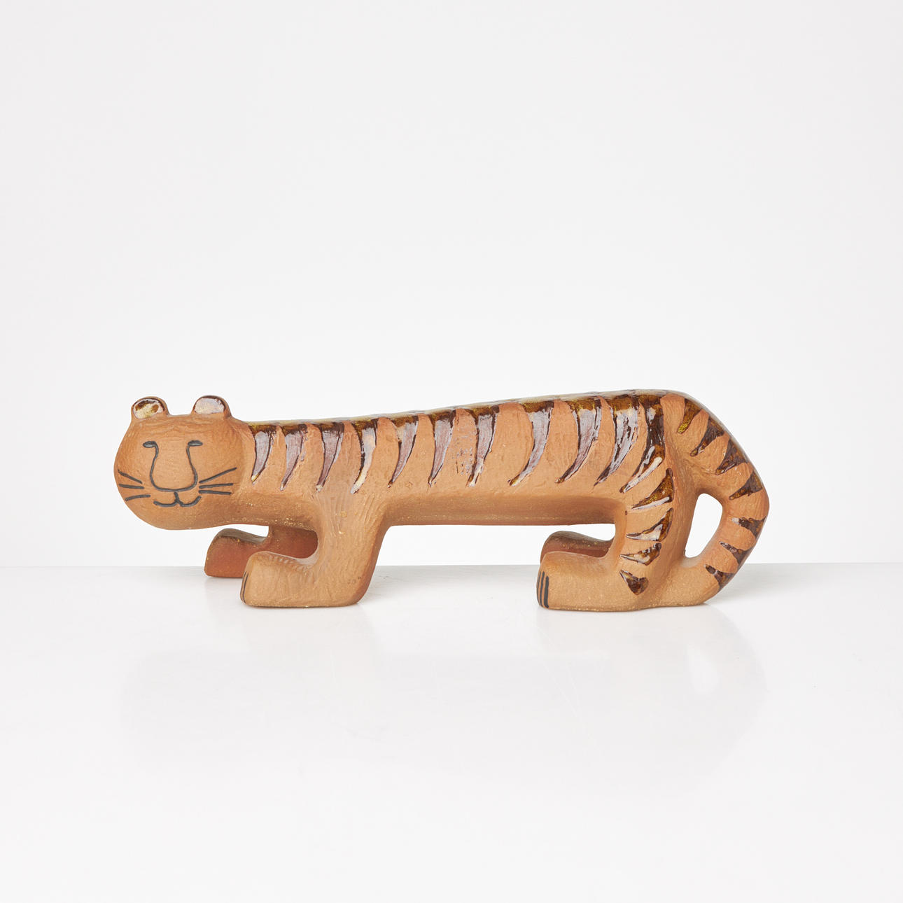 LISA LARSON. Figurin, "Tiger", ur serien "Afrika", Gustavsberg ...