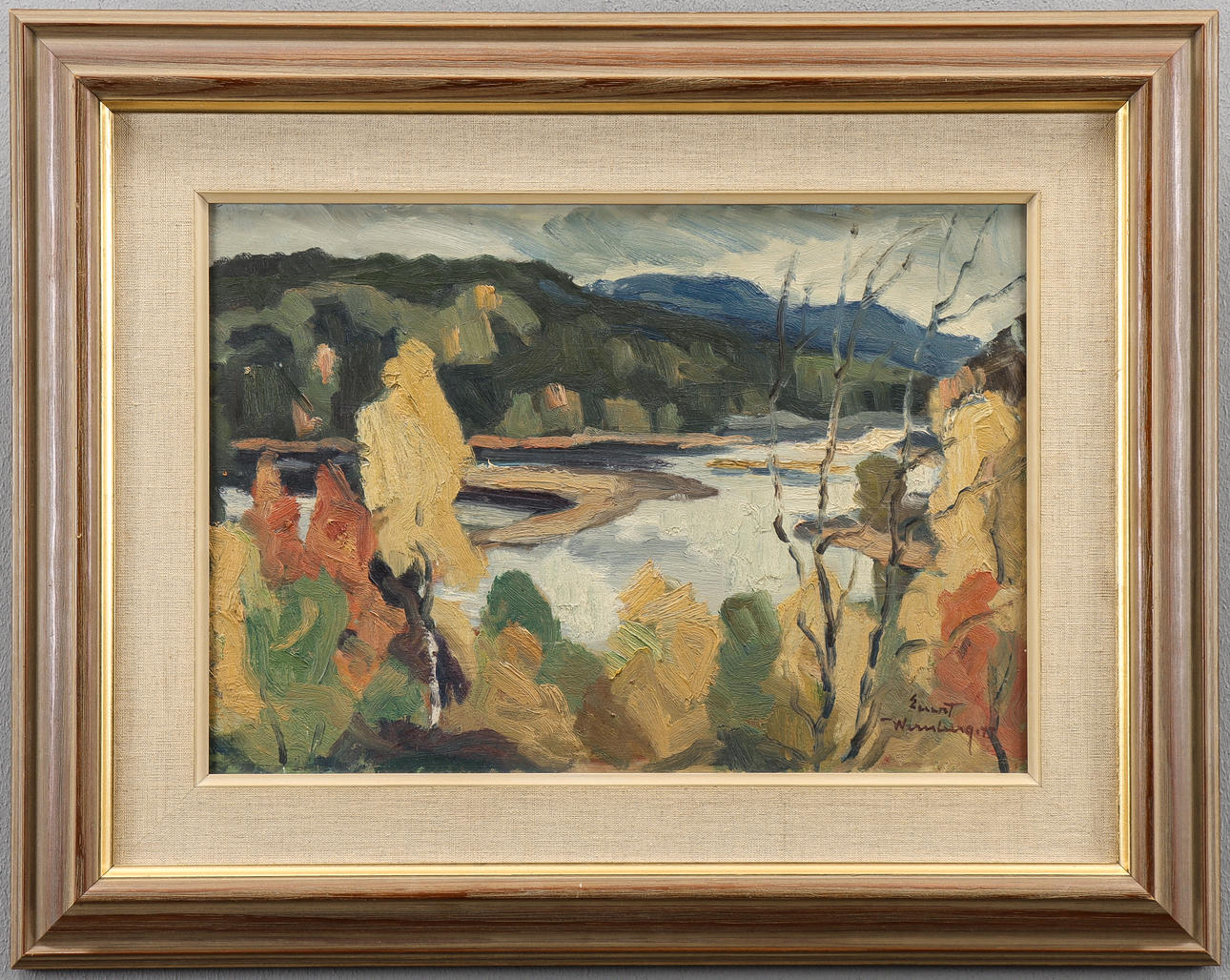 EVERT WERNBERG oil on panel, signed. Art - Paintings - Auctionet