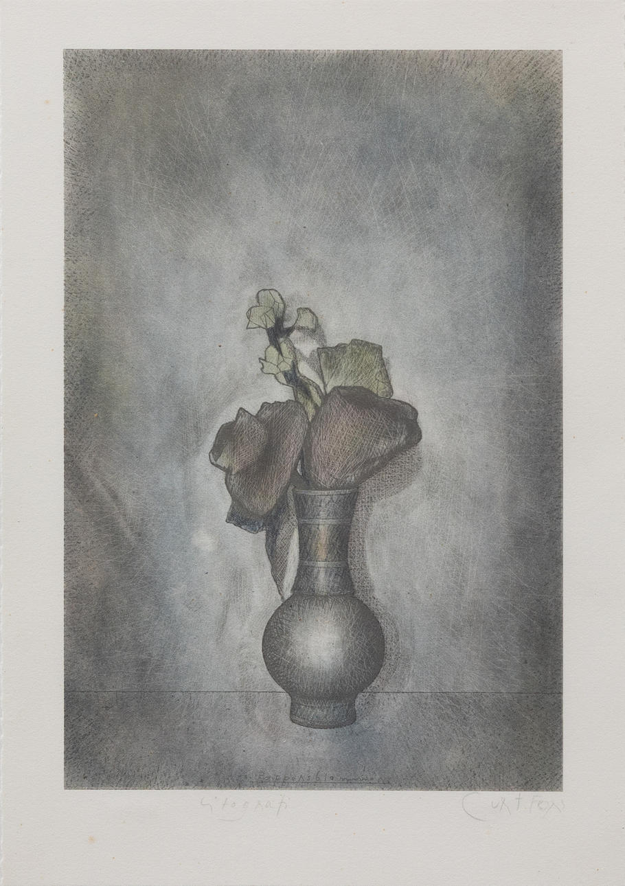 CURT FORS. The vase, lithograph, signed. Art - Engravings & Prints ...