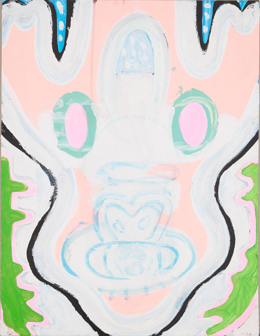 ALEXANDER KAJ LINDSTRÖM (b. 1959) 2 pcs. compositions, acrylic ...