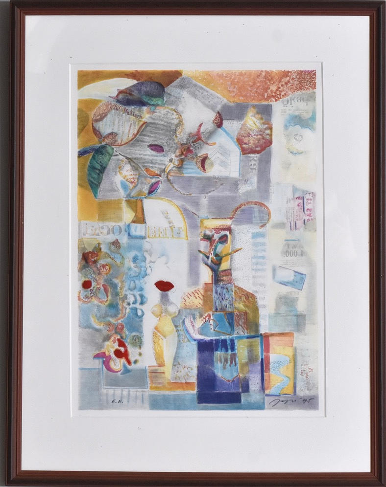 JOJIC ZDRAVKO (FÖDD 1951). Color lithography. Art - Engravings & Prints ...