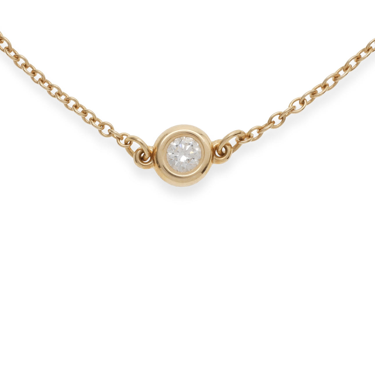 TIFFANY & CO. Elsa Peretti collection, 18kt pink gold 'Diamonds by the ...
