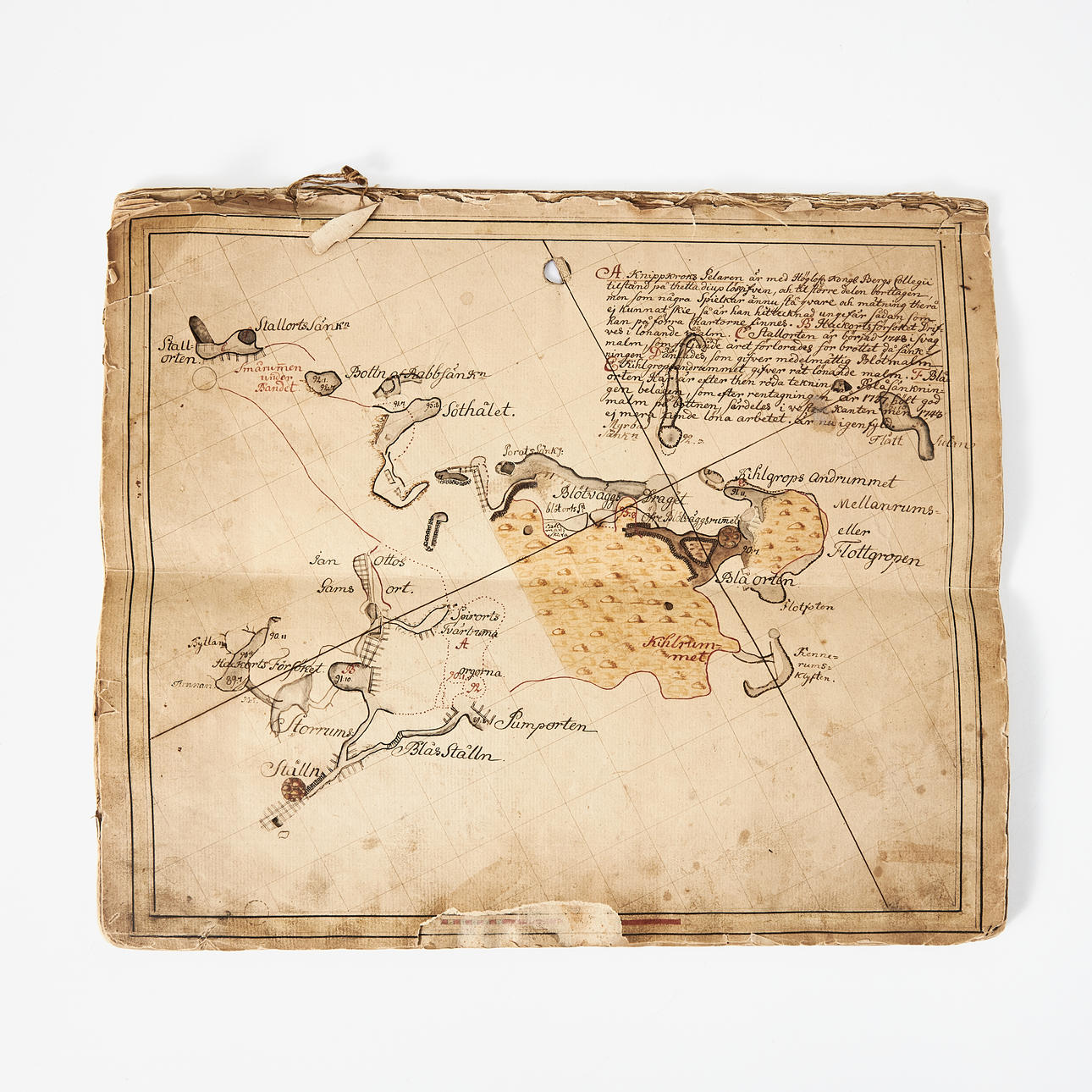 HAND-DRAWN MINING MAPS, PROBABLY VÄSTMANLAND, 18TH CENTURY. Books, Maps ...