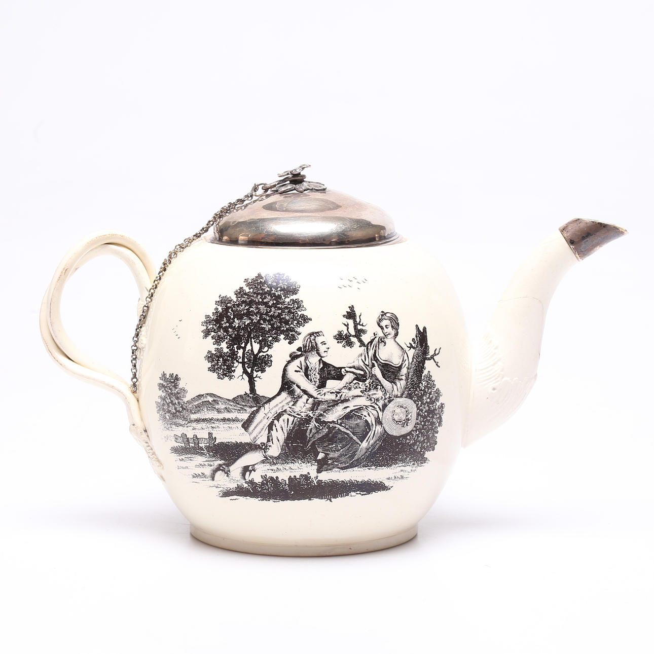 A 17th/19th century Wedgwood Creamware teapot. Ceramics & Porcelain ...