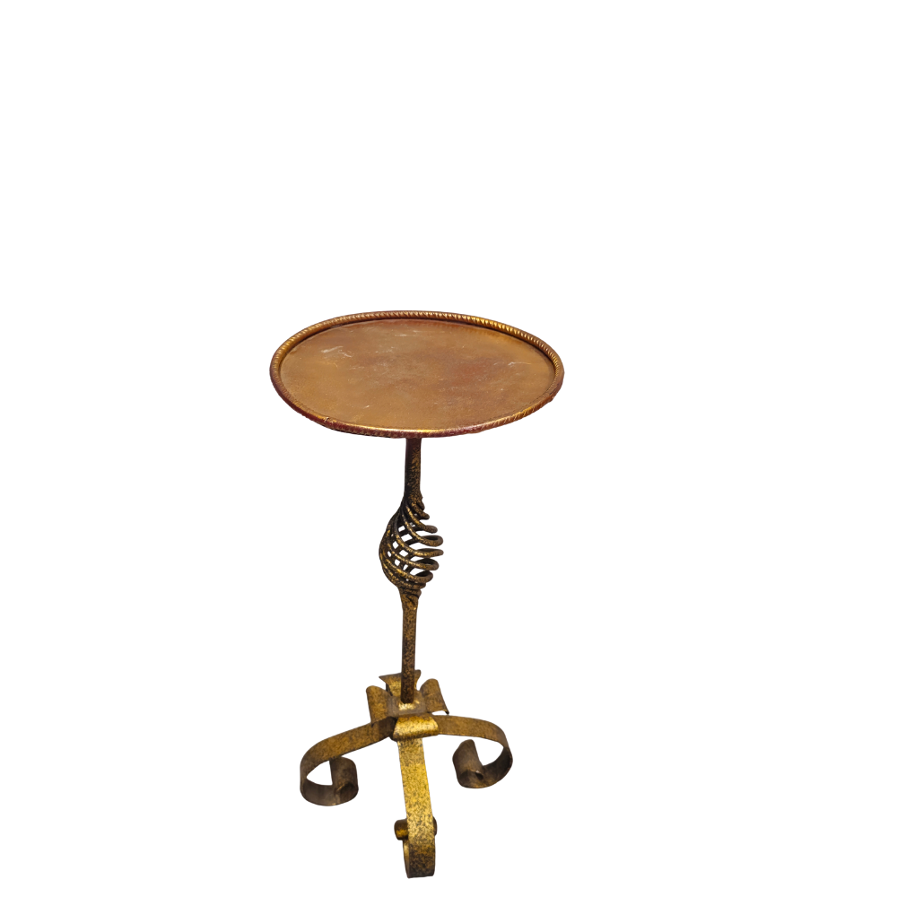 MARTINI GOLD WROUGHT IRON COFFEE TABLE. Furniture - Tables - Auctionet