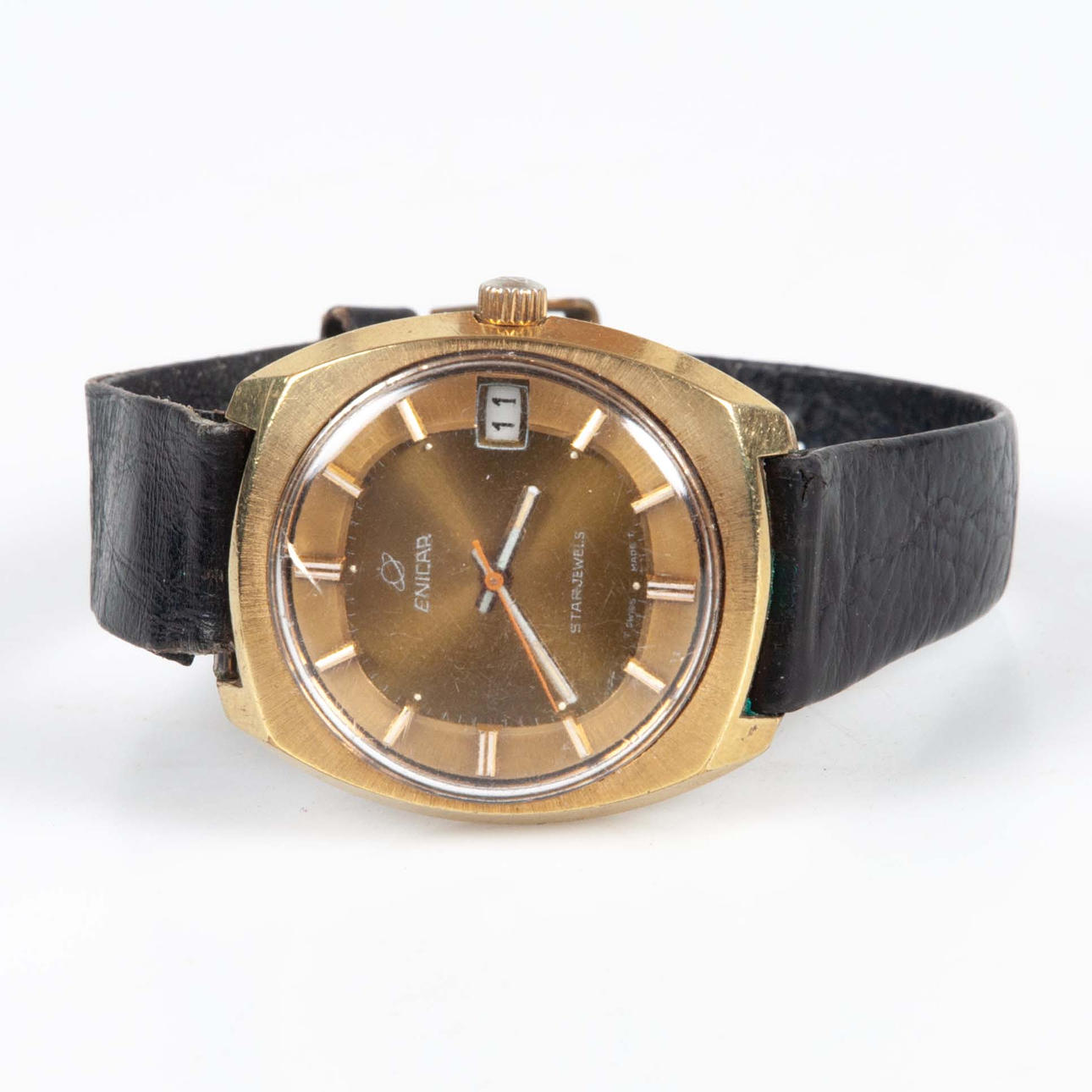 NICAR 'Starjewels Ocean pearl - Date', förgyllt stål, manual. Klockor ...