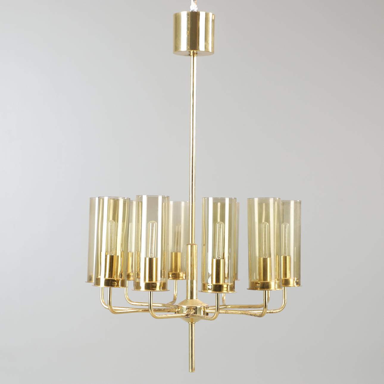 HANS-AGNE JAKOBSSON. A mid 20th century brass and glass' Sonata ...