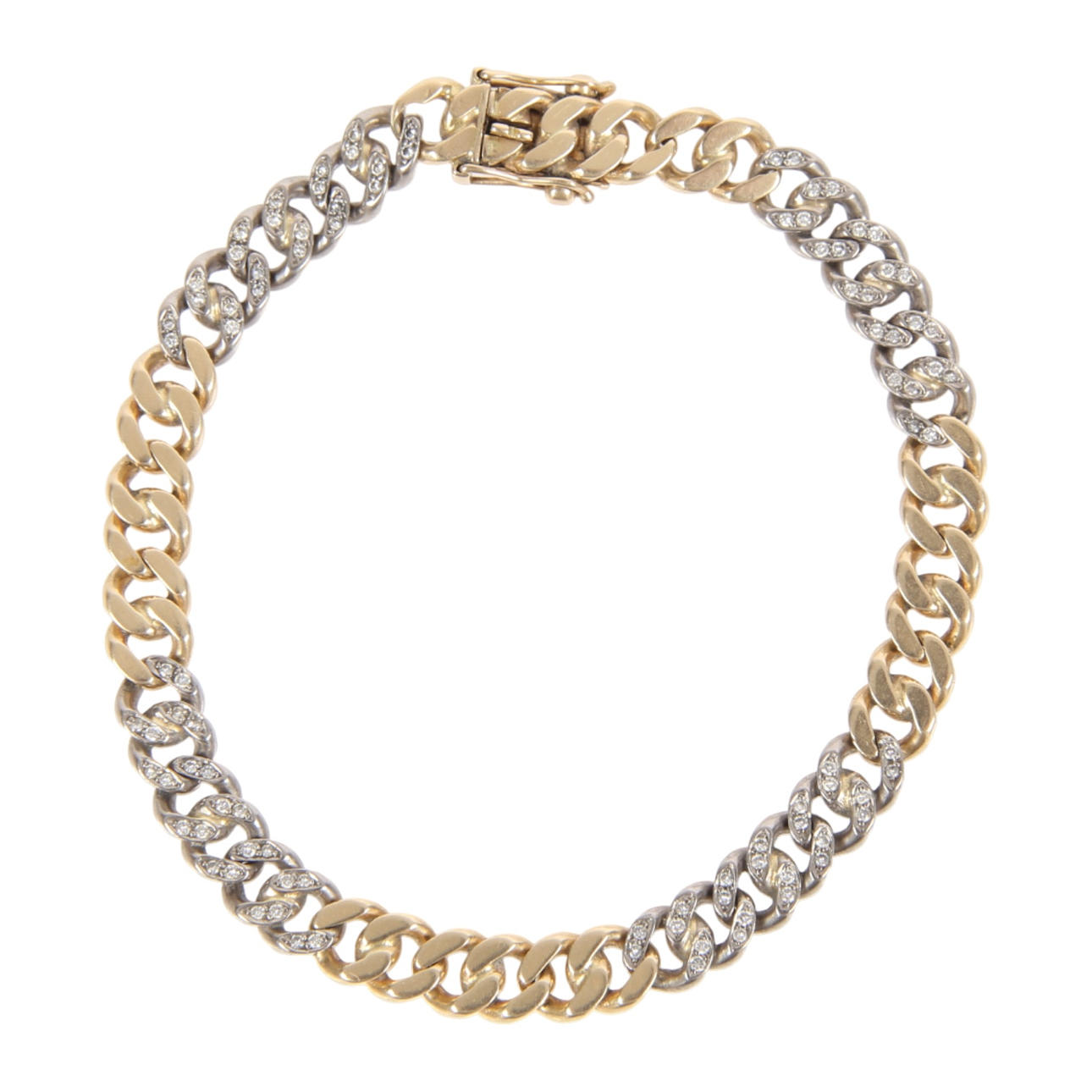 Armor bracelet with diamonds. Jewellery & Gemstones - Bracelets - Auctionet