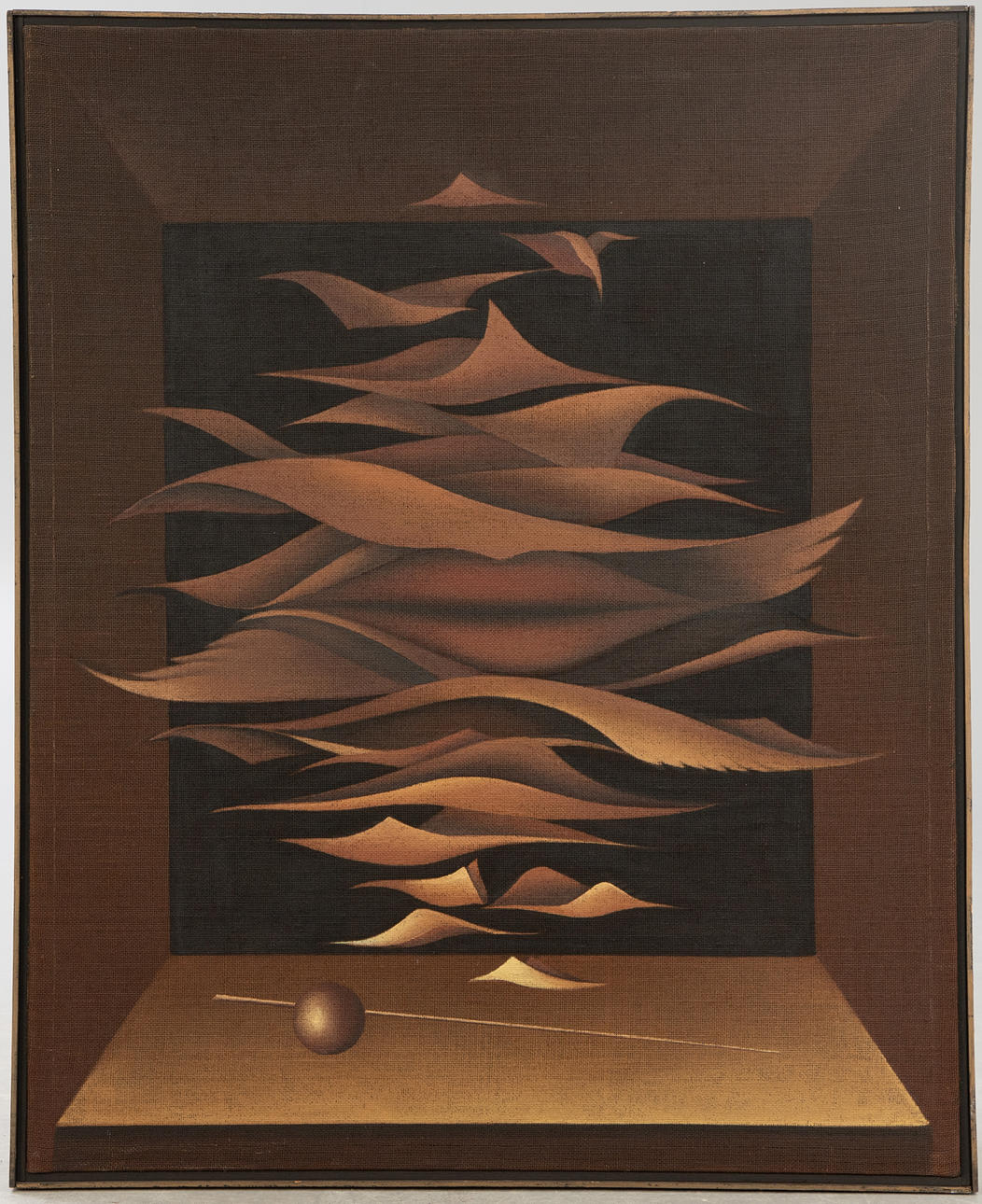 HERWIG KASCHINSKI (GEB. 1934). Den bevingade kyssen. Konst - Måleri ...
