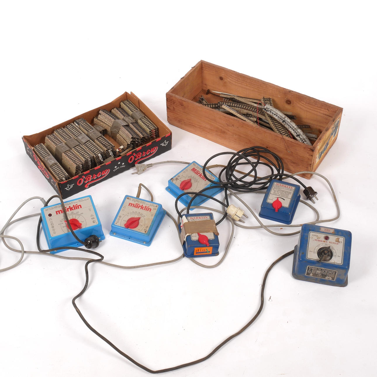 MARKLIN. Rails and transformers. Toys - Model railways - Auctionet