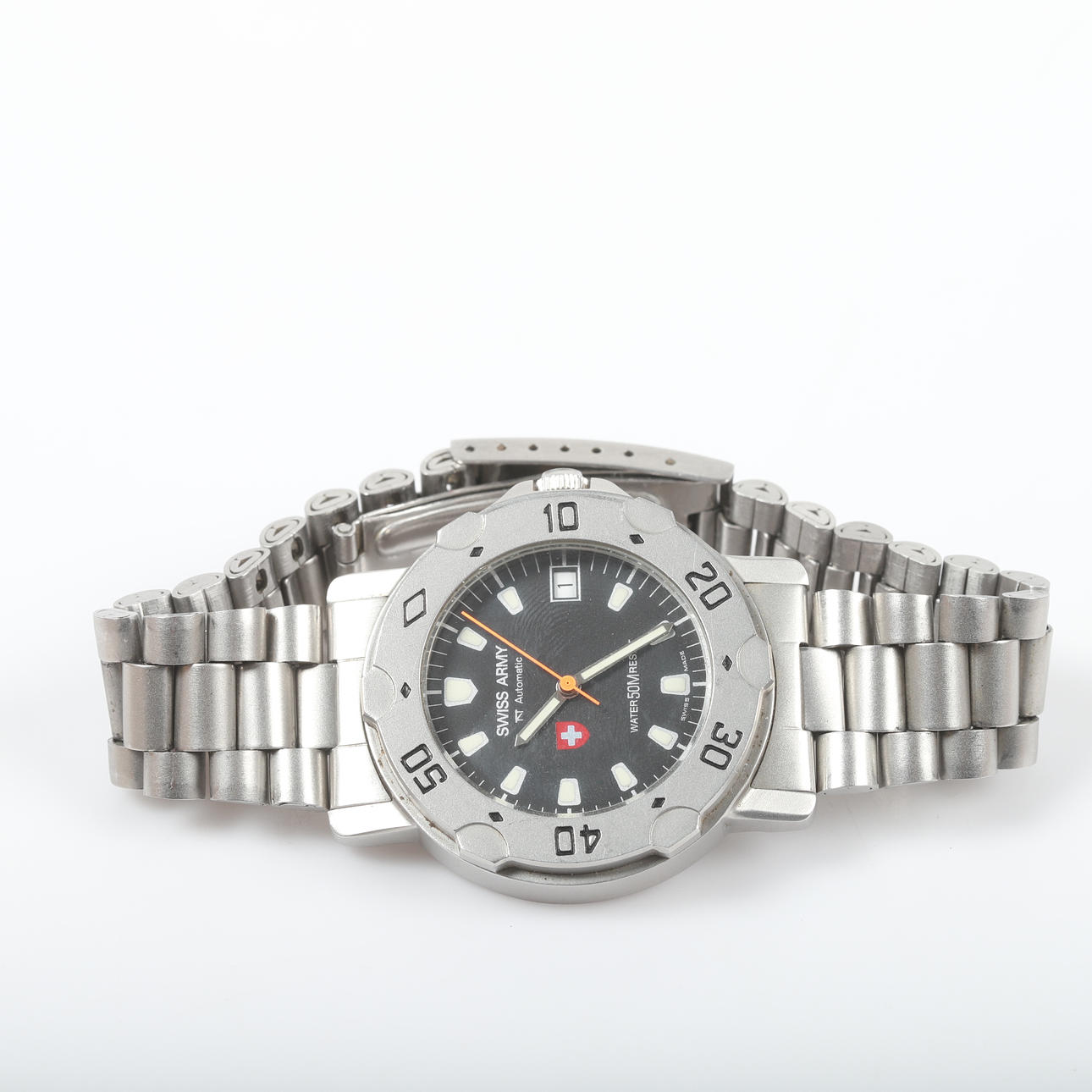 ARMBANDSUR, Swiss Army Automatic, stål. Klockor & Ur - Armbandsur ...