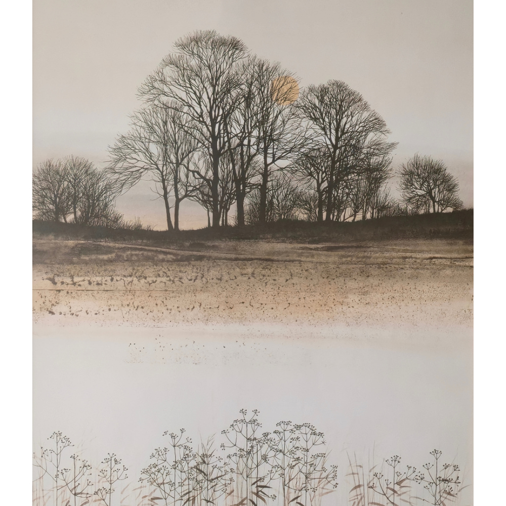 LANDSCAPE. ENGRAVING ON PAPER. ILLEGIBLE SIGNATURE. Art - Engravings ...