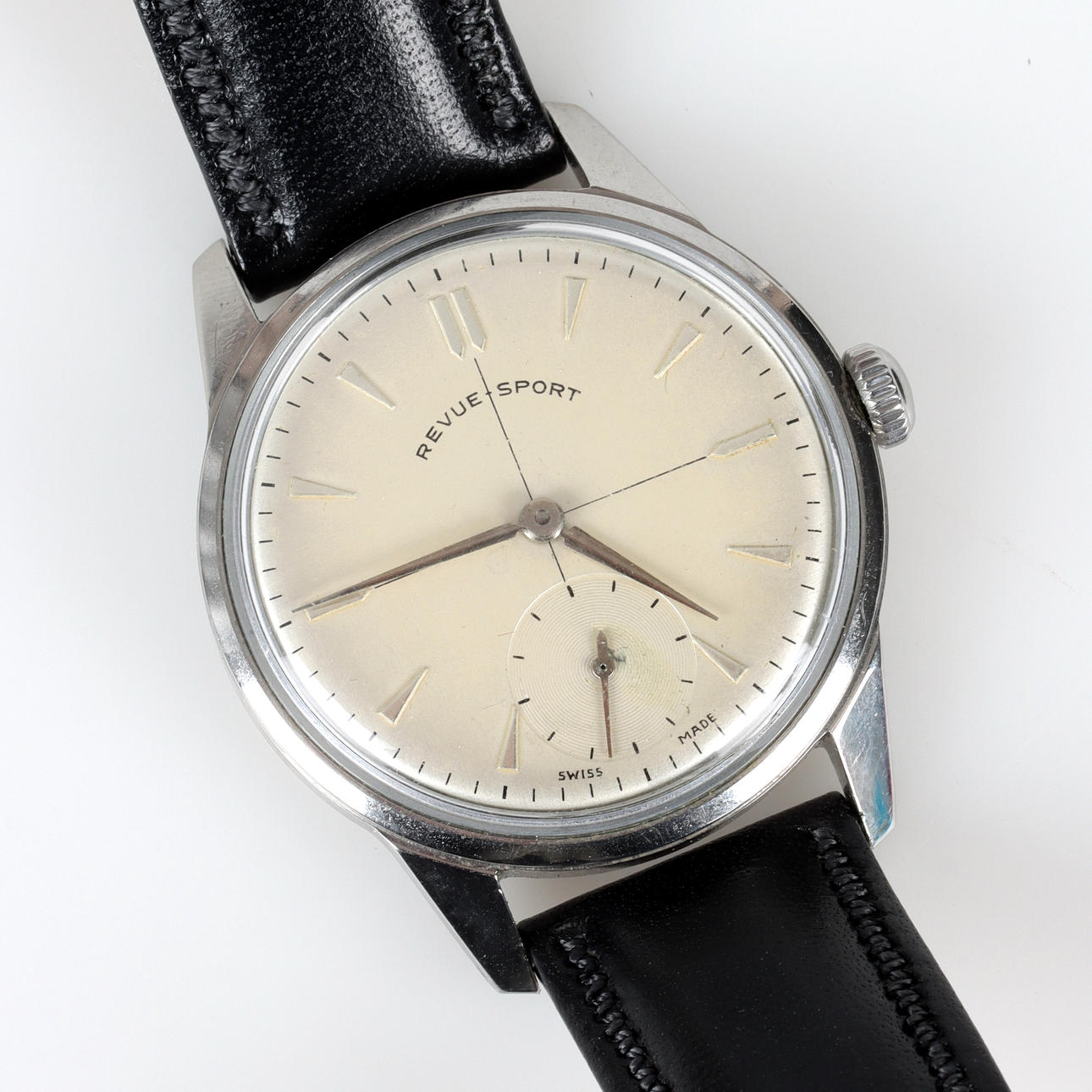WRISTWATCH, steel, manual, Revue Sport. 1950s/60s. Clocks & Watches ...