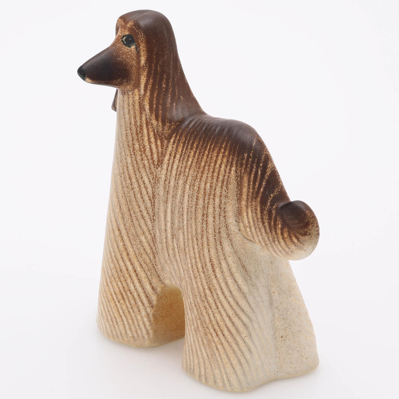 LISA LARSON. FIGURIN, "Afghanhund" ur serien "Kennel", stengods, K ...