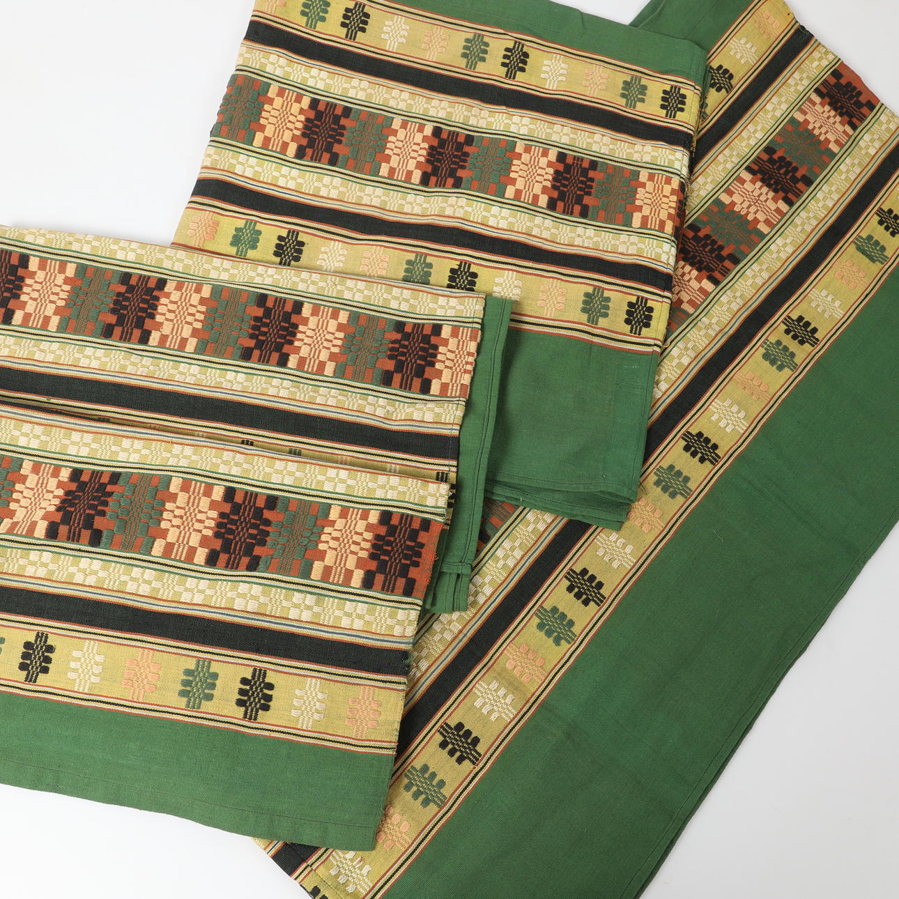 A 4-piece curtain set, Österlen, Skåne, 20th century. Swedish Folk Art ...
